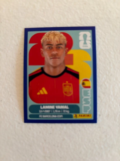 PANINI FIFA WORLD Cup 2026 Blue Sticker ESP 15 Lamine Yamal Spain FC £ ...