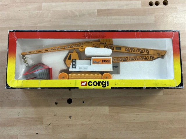 CORGI BLOCK CONSTRUCTION 1154 Mobile Tower Crane Rare 1:50 Scale ...