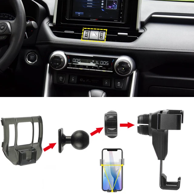 FOR TOYOTA RAV4 XA50 2019-2021 Mount Air Vent Gravity Adjustable Phone ...