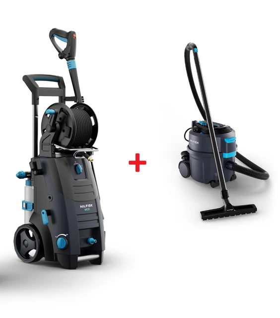 NILFISK MC 2C-140/610 XT EU Kaltwasser Hochdruckreiniger + VP300 Hepa ...