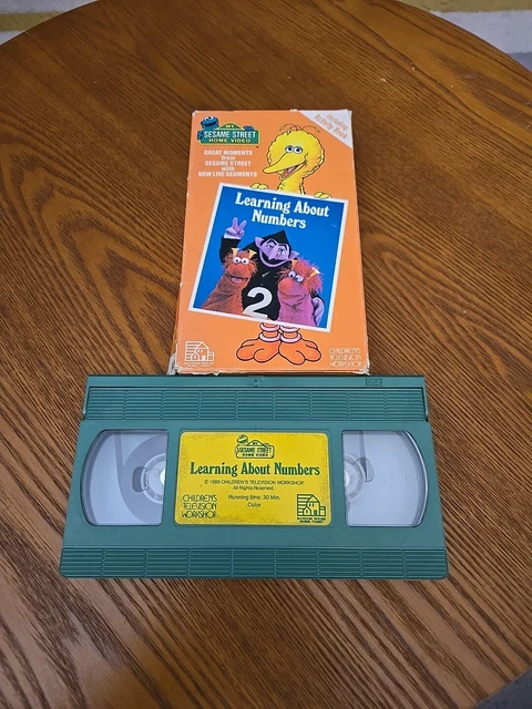 SESAME STREET - Learning About Numbers VHS 1986 Bottom Load £8.21 ...