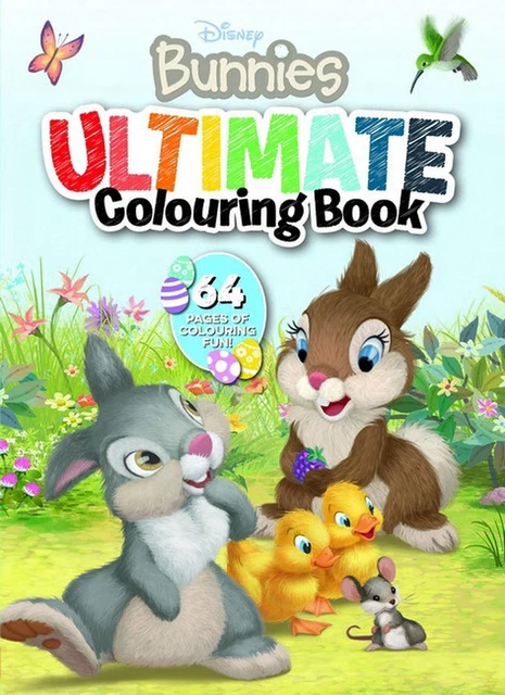 DISNEY BUNNIES: ULTIMATE Colouring Book by Scott Stuart (English ...