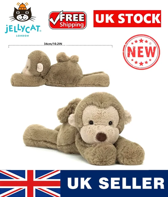 JELLYCAT SMUDGE MONKEY Medium BNWT & Dust Bag Plush Gift 34CM UK HOT ...