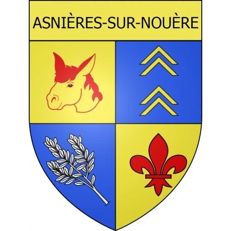 ASNIÈRES-SUR-NOUÈRE 16 VILLE Stickers blason autocollant adhésif Taille:12 cm EUR 3,99 - PicClick FR