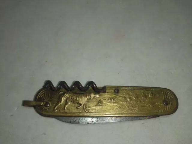 ANCIEN CANIF DECOR Chien EUR 20,00 - PicClick FR