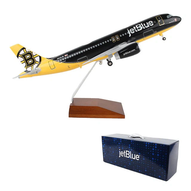 SKYMARKS JETBLUE AIRBUS A320-200 Boston Bruins Desk Display 1/100 Model ...