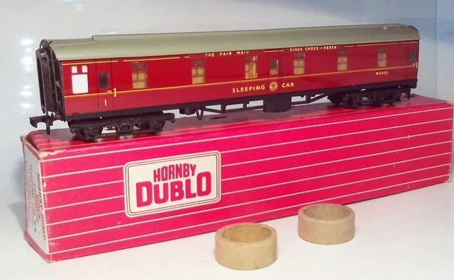 HORNBY DUBLO 2-RAIL 00 gauge Sleeping Car (4078) £14.99 - PicClick UK