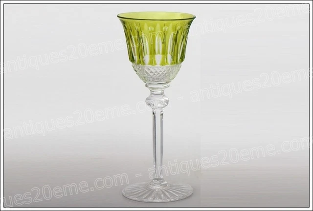 VERRE À APÉRITIF, porto en cristal de St Louis Tommy chartreuse - Aperitif glass EUR 110,00 ...
