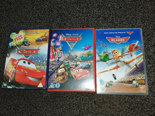 DISNEY PIXAR CARS 1,2 And Planes 1 Dvds Bundle £6.99 - PicClick UK