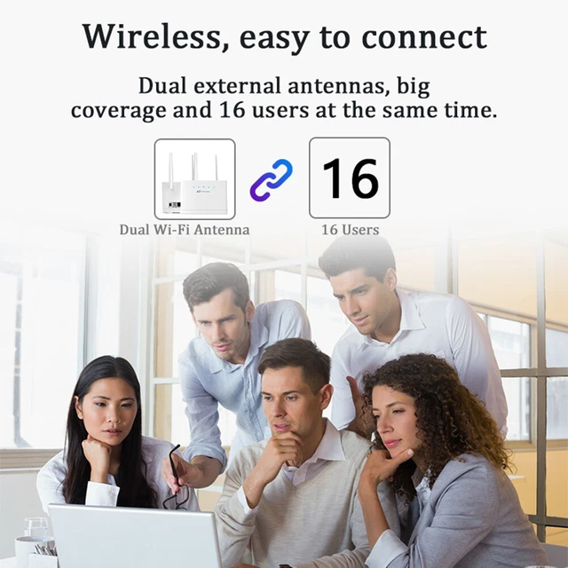 R311 4G ROUTER Wireless Modem External Antennas 300Mbps Wireless Router ...
