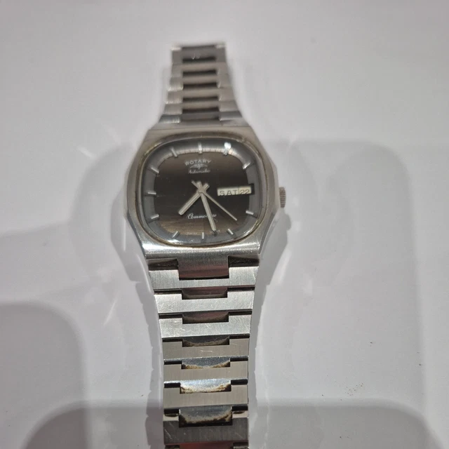 VINTAGE 1970S ROTARY Commodore 21Jewels rare Automatic Watch £104.72 ...