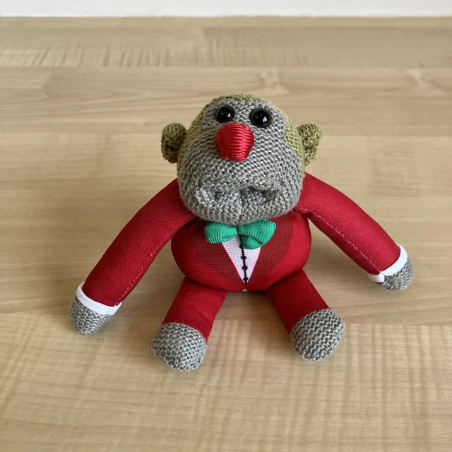 OFFICIAL RED NOSE Day PG TIPS Monkey Plush Chimp Beanie Comic Relief ...