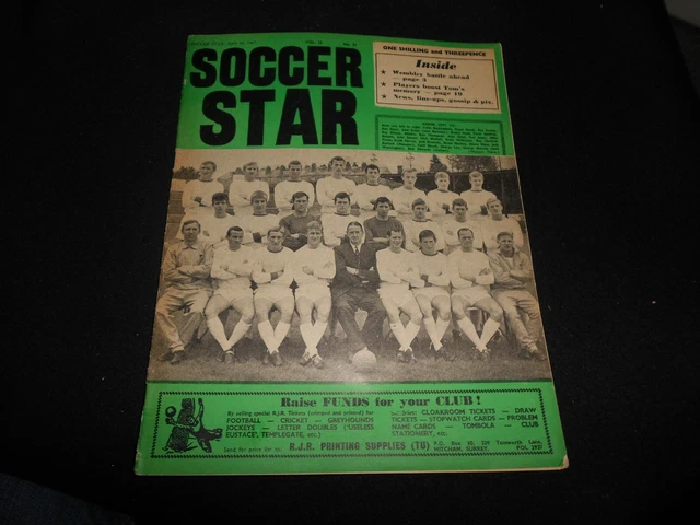 SOCCER STAR MAGAZINE - April 14Th,1967 - Volume 15 Number 31 (Exeter ...