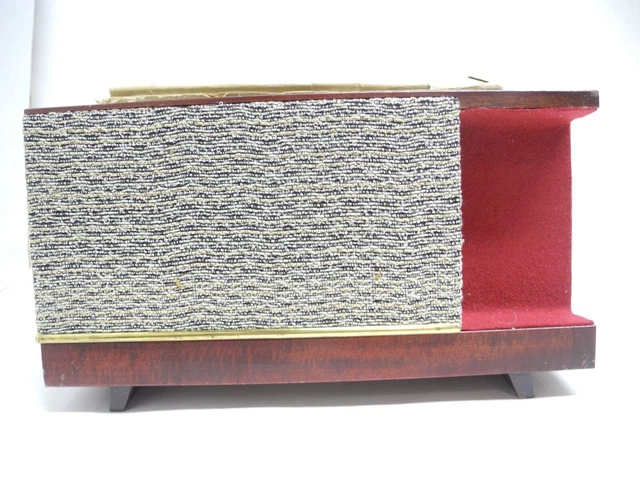 1960'S NEW OLD Stock Transistor Radio Wood Speaker Box & Cardboard Box ...