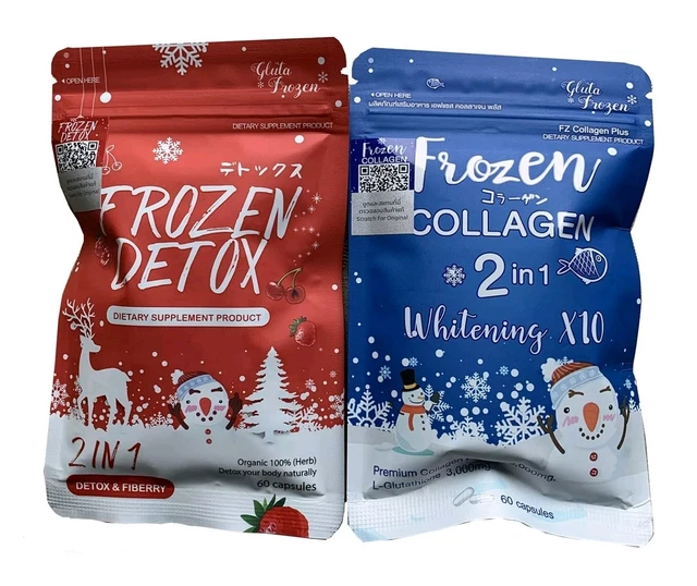 FROZEN COLLAGEN DETOX AntiOxidant Weight Loss Skin Whitener Repairing ...