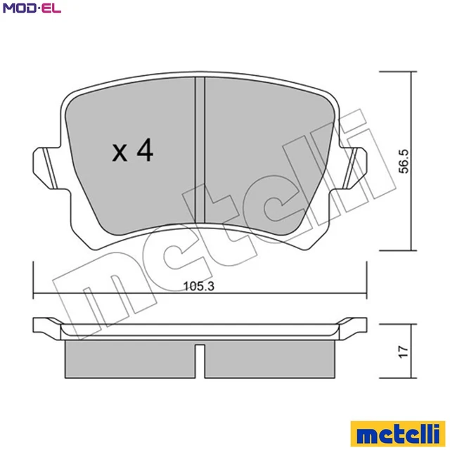 BRAKE PAD SET Disc Brake 22-0806-0 For Vw Cc/Passat/Sedan/Grande Sharan ...