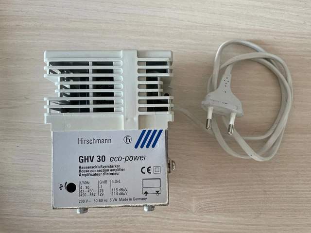HAUSANSCHLUSSVERSTÄRKER, HIRSCHMANN, GHV 30 eco-power EUR 13,00 - PicClick DE