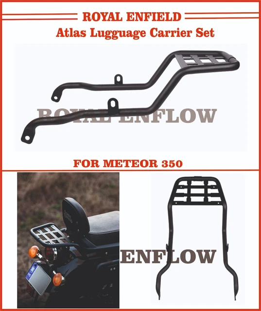 FIT FOR ROYAL Enfield Heavy Atlas Luggage Carrier Set for METEOR 350 ...