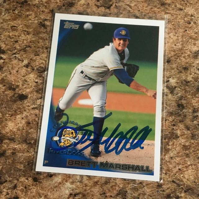 BRETT MARSHALL SIGNÉ 2010 Topps Pro débuts auto Yankees de New York EUR ...