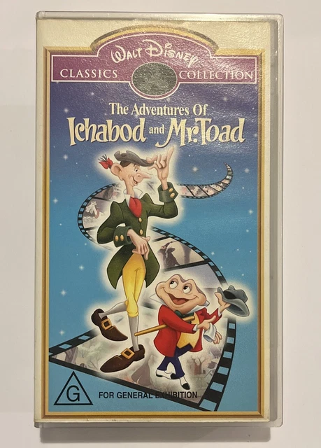 THE ADVENTURES OF Ichabod And Mr Toad, VHS PAL - Free Aus Post! $19.95 ...