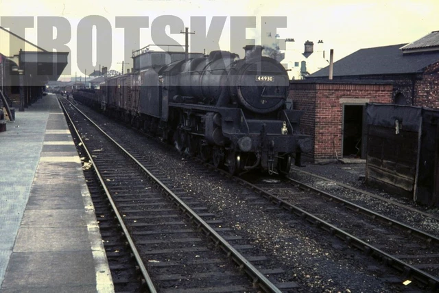 35MM SLIDE BR British Railways Steam Loco 44930 Class 5MT c1965 ...
