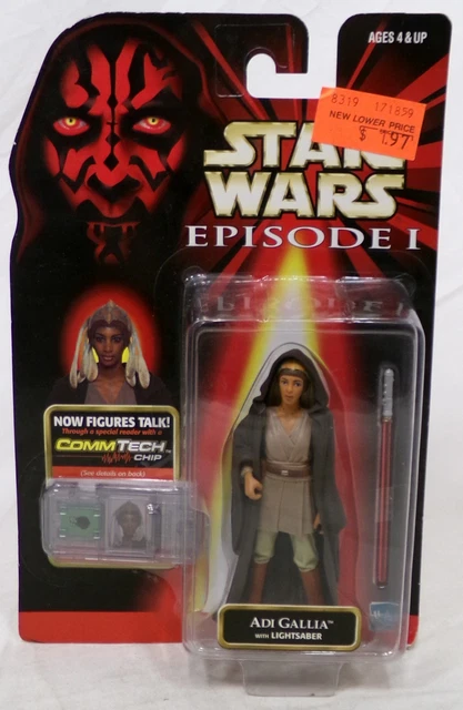 HASBRO STAR WARS La Amenaza Fantasma Adi Gallia Con Sable De Luz Figura ...