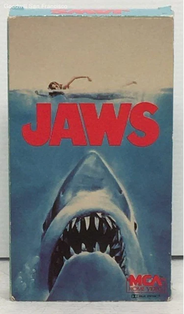 VINTAGE JAWS (1975) VHS MCA Home Video First Edition 1983 Horror ...