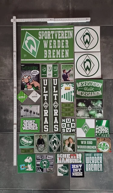 34 ULTRAS WERDER Bremen Aufkleber/ Sticker, Anti-HSV, neu, kein Trikot ...