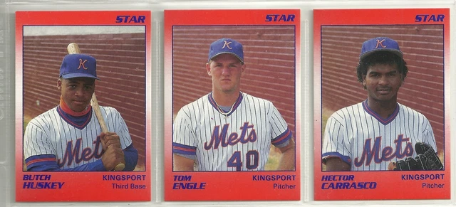 1990 STAR KINGSPORT Mets 30-card Minor League Team Set Butch Huskey Tom ...