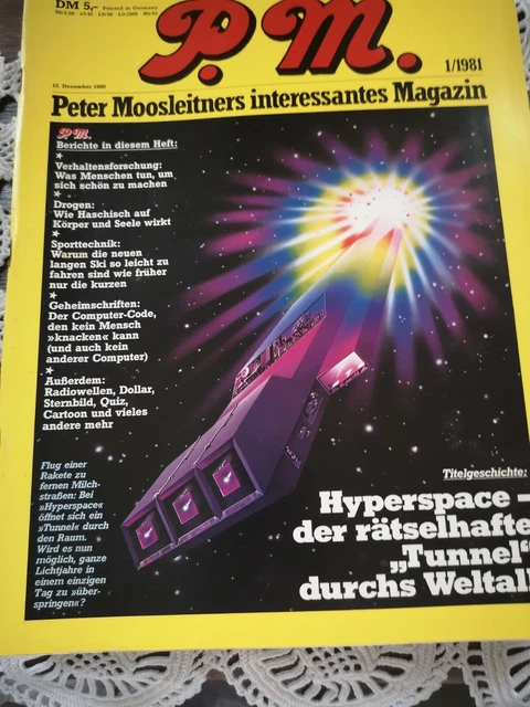 P.M. PETER MOOSLEITNERS interessantes Magazin 1981 6 Stück im Konvolut ...