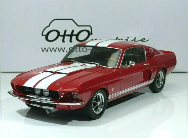 FORD MUSTANG SHELBY GT500 Fastback 1967 rosso/bianco striscia 1:12 GO56 ... FORD MUSTANG SHELBY GT500 Fastback 1967 rosso/bianco striscia 1:12 GO56 ...