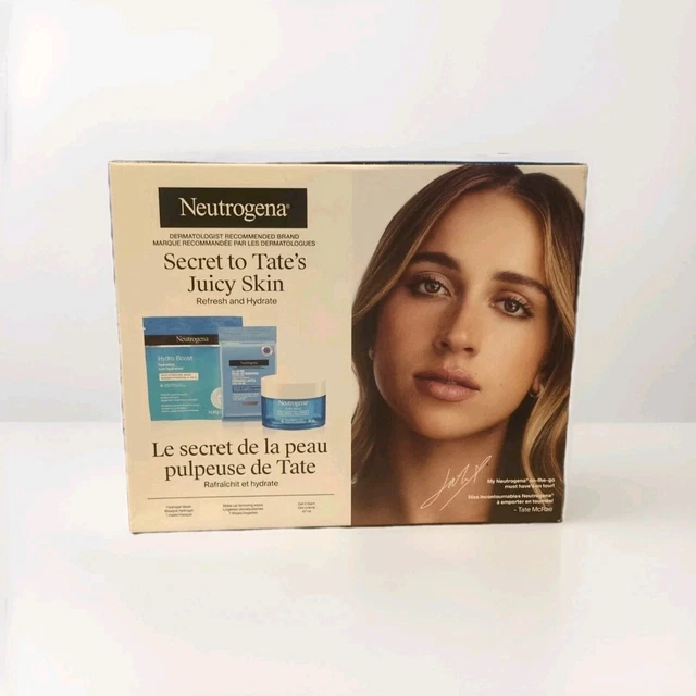 NEUTROGENA REFRESH & Hydrate Skin Care Gift Set Makeup Remover Wipes ...