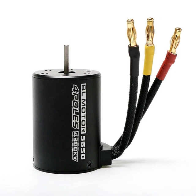 60A WATERPROOF ESC for 3650 4300KV Brushless Motor in RC Car Boat ...