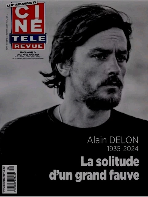 ALAIN DELON MAGAZINE Ciné Télé 2024 EUR 11,00 - PicClick FR