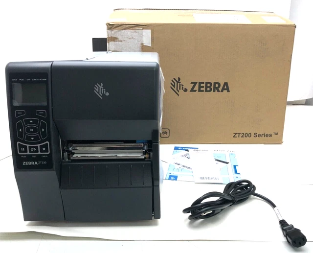 ZEBRA ZT230, ZT23042-T01000FZ Barcode Label Industrial Thermal Printer ...