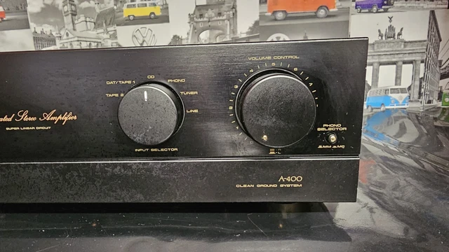 PIONEER A400 AMPLIFIER w/ Phono Input - MM & MC - Tested & Working £169 ...