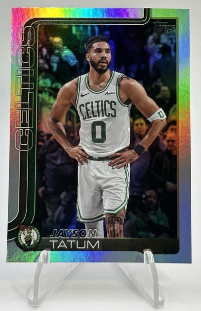 JAYSON TATUM 2025-26 Topps #1 Rainbow Foilboard Boston Celtics $1.39 ...