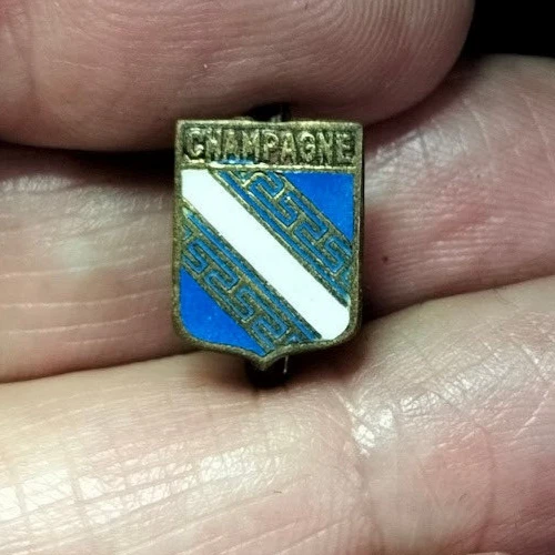 INSIGNE, ÉCUSSON. BROCHE. Blason. Pin's Touristique Émaillée. " Champagne " EUR 4,50 - PicClick FR