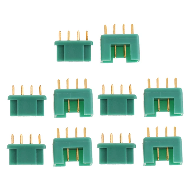 5 PAIRS 6 Pin M6 Multiplex MPX Connector Gold Plated Connector 40A ...