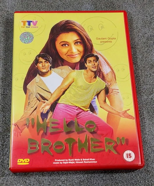 HELLO BROTHER - Salman Khan, Arbaaz Khan, Rani Mukherjee Bollywood DVD (BM3) EUR 5,83 - PicClick IT