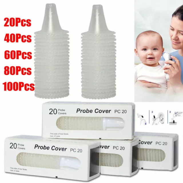 FOR BRAUN PROBE Thermometer Cap Replacement Lenz Filter For Ear Cover £ ...