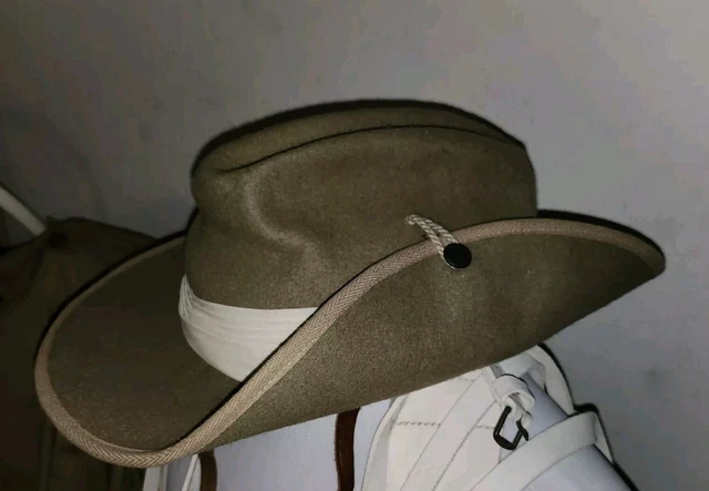 VICTORIAN BRITISH ARMY Boer War Replica Slouch Hat Nat Sooy 7 1/2 $155. ...