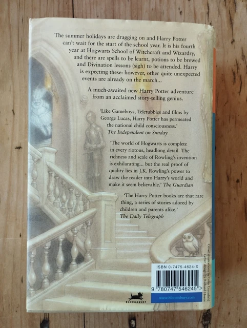 HARRY POTTER AND The Goblet Of Fire J.k. Rowling 2000 Hard Cover EUR 19 ...