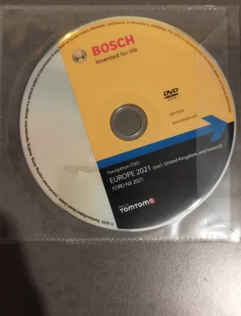 FORD NX NAVIGATION DVD EU-2021 Travelpilot C-Max Focus Galaxy Mondeo ...