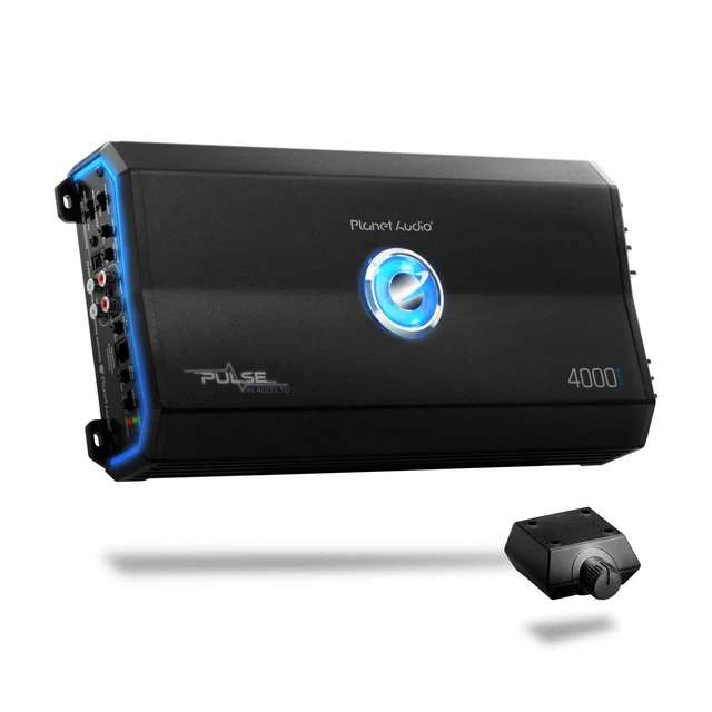 PLANET AUDIO PL4000.1D Pulse Series Class D Monoblock Car Amplifier ...