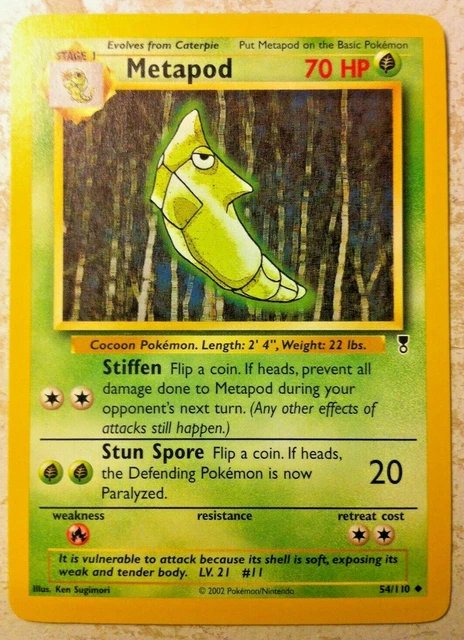 METAPOD - LEGENDARY Collection - Pokemon - 54/110 - Uncommon - NM EUR 4 ...