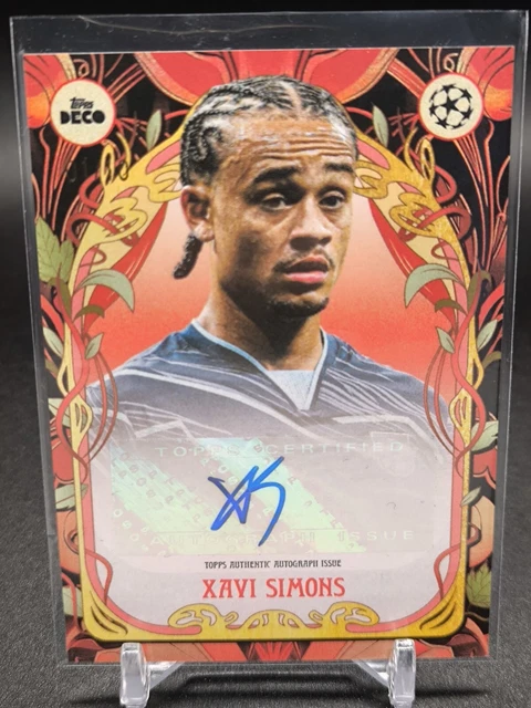 TOPPS DECO 2024/2025 Xavi Simons /10 Short Print Autograph EUR 176,00 ...