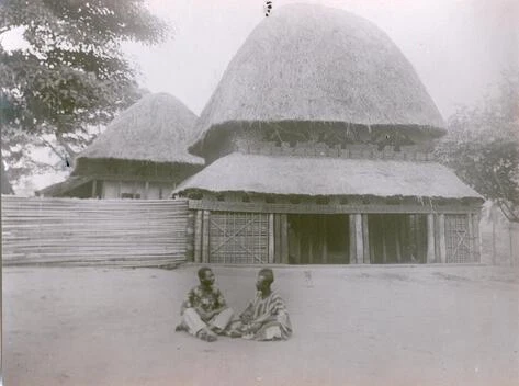 BAMUM HOUSE, IN Cameroon early 1900s Old Photo $9.00 - PicClick AU