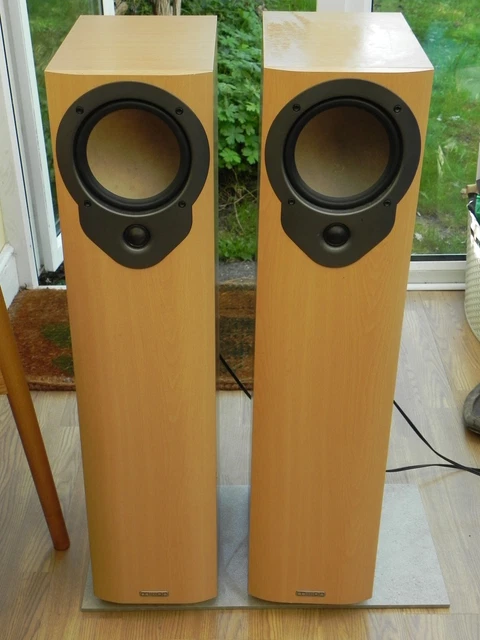MISSION M33 100W Floor Standing Hi-Fi Speakers Lovely Condition in Oak ...