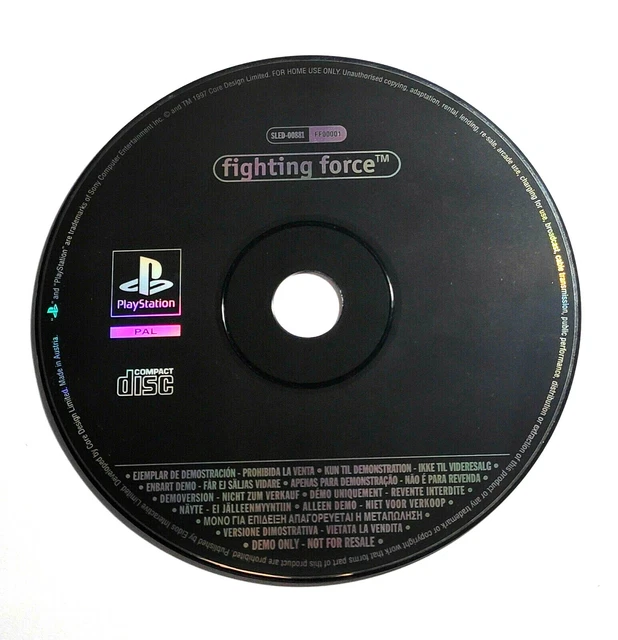 SONY- PLAYSTATION 1- PS1- FIGHTING FORCE - SLED 00881 - DEMO RARA ...